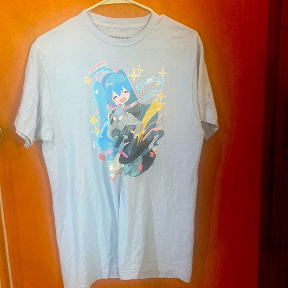 Hot Topic | Tops | Hatsune Miku Turquoise Medium Shirt Only Worn A Few ...